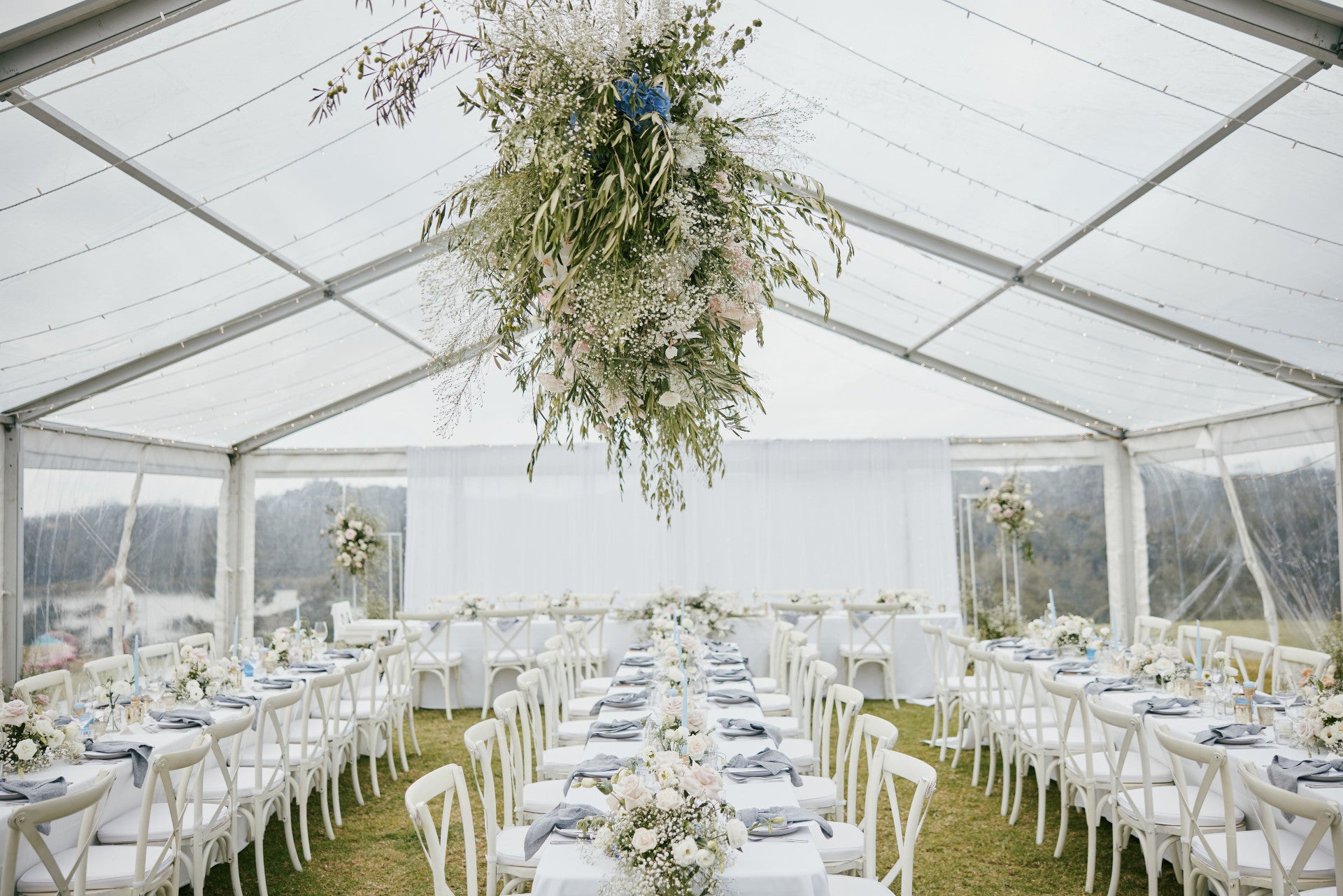 A wedding with views in Russell – NZ Marquee Hire